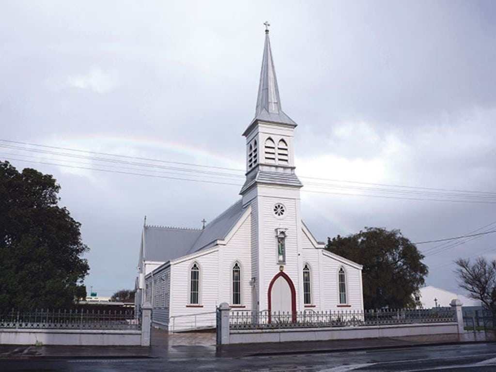 Repairs progressing at fire-damaged Masterton church - CathNews New Zealand